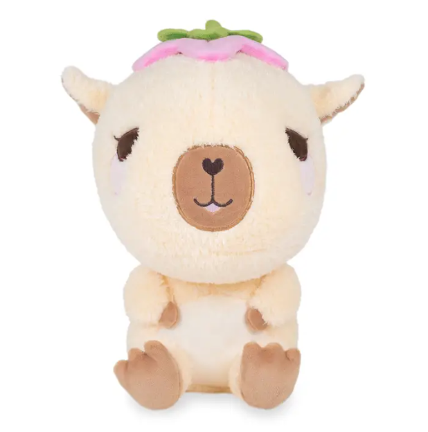 Cuddle Barn - Penelope the Pretty Capybara Peach Flower Plush | NewtownHQ
