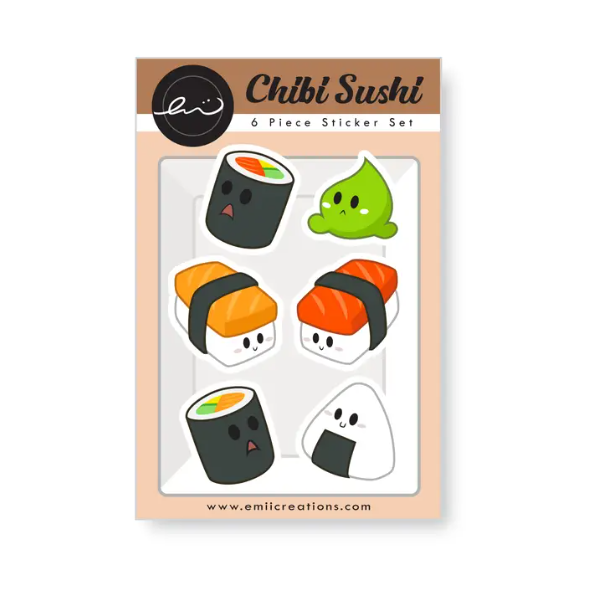 Cute Chibi Sushi